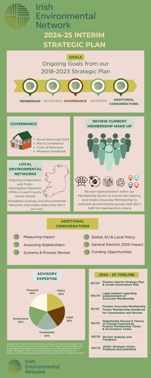 Interim Strategic Plan 2024-2025 - Irish Environmental Network